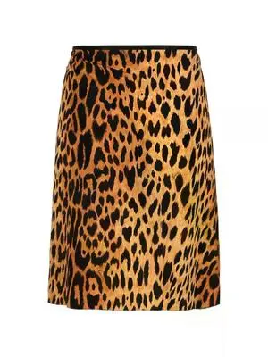Gucci Printed Silk Crêpe De Chine Skirt