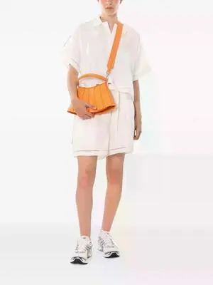 Lacoste Cropped Ladder-stitch Shirt