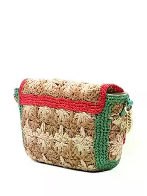 Gucci 2016-2026 Small Gg Marmont Raffia Crossbody Bag