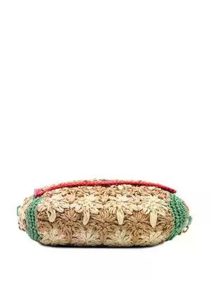 Gucci 2016-2026 Small Gg Marmont Raffia Crossbody Bag