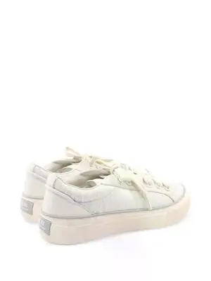 Dior B23 Oblique Canvas Panel Low Top Sneakers