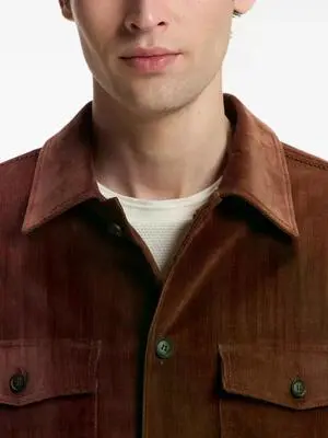 BOSS Relaxed-fit Blazer In Micro-pattern Stretch Cotton