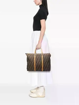 Fendi 20th Century Zucca Canvas Travel Bag