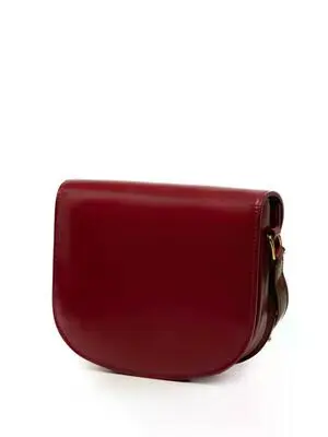 Celine Triomphe Besace Clea Crossbody Bag - Red