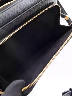 Dior 2010s Karo Double Pouch Shoulder Bag
