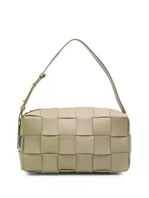 Bottega Veneta 2012-2026 Nappa Intrecciato Brick Cassette Shoulder Bag - Neutrals