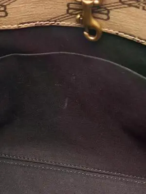Balenciaga Monogram Shopper Satchel - Brown