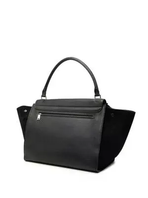 Celine Large Drummed Calfskin Satchel