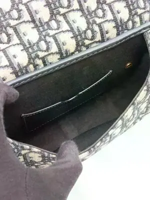 Dior 2015-2026 Medium Oblique Canvas Bobby Crossbody Bag