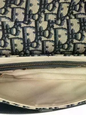 Dior Oblique Canvas Saddle Bag Shoulder Bag