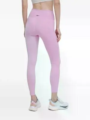 REEBOK Lux Logo-print Slip-pocket Leggings