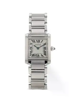 Cartier 20mm Tank Française Watch - Neutrals