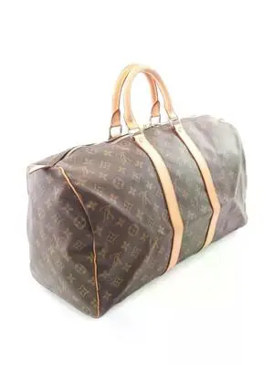 LOUIS VUITTON 2003 45 Keepall Boston Monogram Canvas Bag