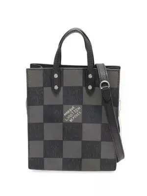 LOUIS VUITTON 2010s Xs Sac Plat Damier Two-way Handbag - Black