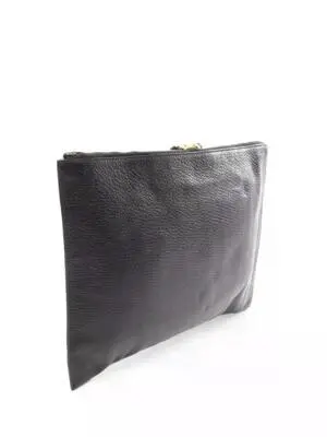 Balenciaga 2010s Metallic Edge Clutch Bag