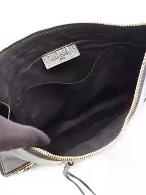 Balenciaga 2010s Metallic Edge Clutch Bag