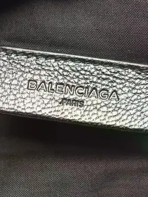 Balenciaga 2010s Metallic Edge Clutch Bag