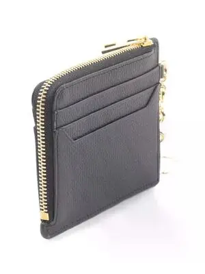 Loewe 2020s Anagram Key Ring Coin Purse - Black