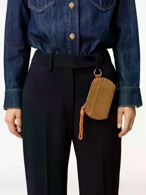 Claudie Pierlot Beige Suede Cardholder