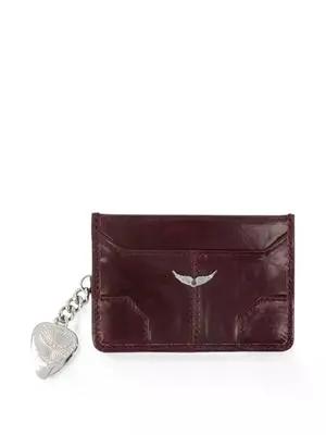 Zadig&Voltaire Sunny Pass Vintage Patent Card Holder - Red