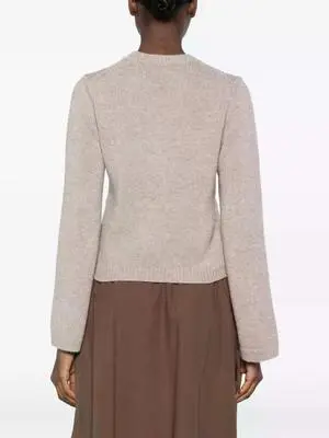 ALLUDE Button-up Patch-pocket Cardigan