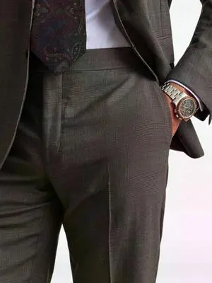 Ralph Lauren Purple Label Kent Glen Plaid Wool Suit