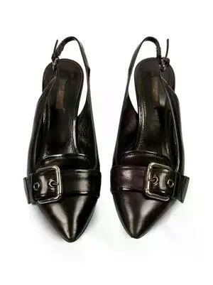LOUIS VUITTON 2000s Buckled Slingback Pumps