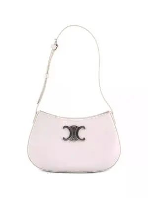 Celine Triomphe Tilly Shoulder Bag - White