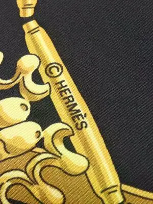 Hermès 2010s Les Cavaliers D'or Scarf