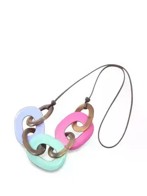 Hermès 2010s Caramba Necklace - Brown