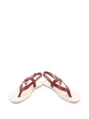 Hermès 2010s Tahiti Flat Sandals