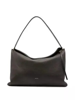WANDLER Penelope Pebbled-leather Tote Bag - Brown