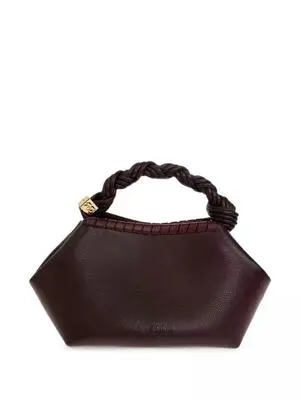 GANNI Braided Whipstitch-trim Tote Bag
