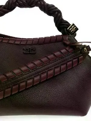 GANNI Braided Whipstitch-trim Tote Bag