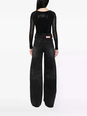 TWENTY FOURHAITCH Arches Rhinestone-embellished Mesh Body