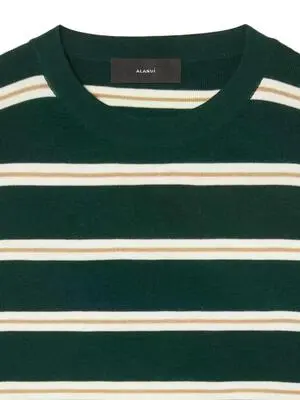 Alanui Striped Layered Long-sleeve T-shirt