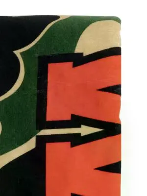 A BATHING APE Abc Camo Shark Beach Towel