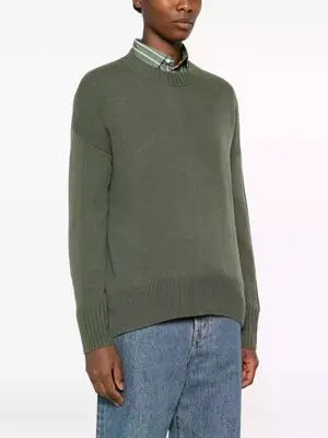 ALLUDE Ribbed-knit Cashmere Sweater