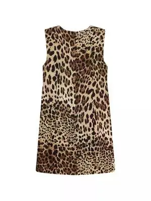 Dolce & Gabbana Leopard-print Sleeveless Dress
