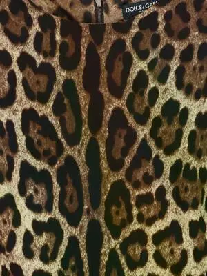 Dolce & Gabbana Leopard-print Sleeveless Dress