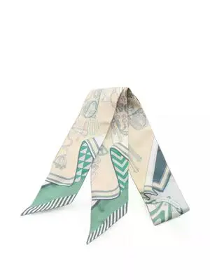Hermès 2010s Bouquets Sellier Scarf - Neutrals