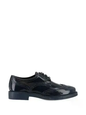 TOD'S Brogue-detail Derby Shoes - Blue
