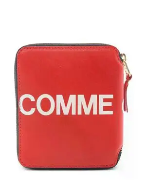 Comme Des Garçons 2020s Huge Logo Wallet - Red