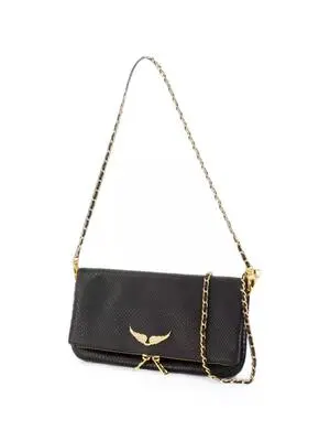Zadig&Voltaire Rock Soft Wild Clutch - Black