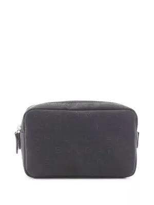 BVLGARI Logomania Pattern Zip-fastening Pouch Bag