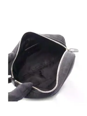 BVLGARI Logomania Pattern Zip-fastening Pouch Bag