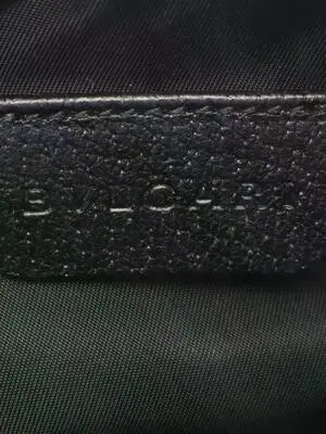 BVLGARI Logomania Pattern Zip-fastening Pouch Bag