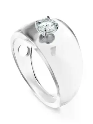 SOLO FOR DIAMONDS Lab-grown Diamond Tapered Ring