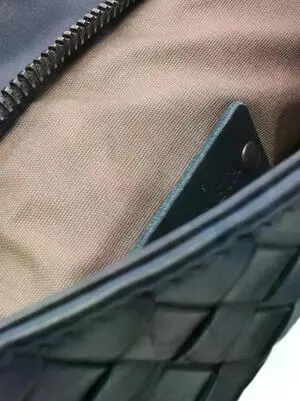 Bottega Veneta 2000s Intrecciato Messenger Bag
