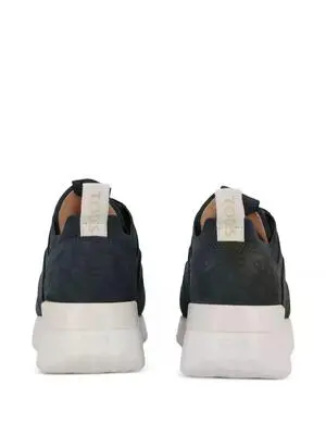 TOD'S Perforated-details Lace-up Panelled Sneakers
